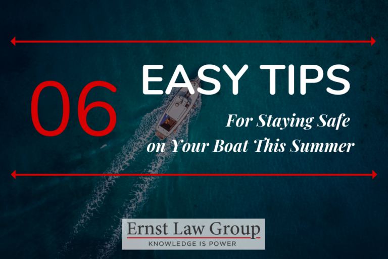 6 Easy Tips for Staying Safe On Your Boat This Summer - California ...